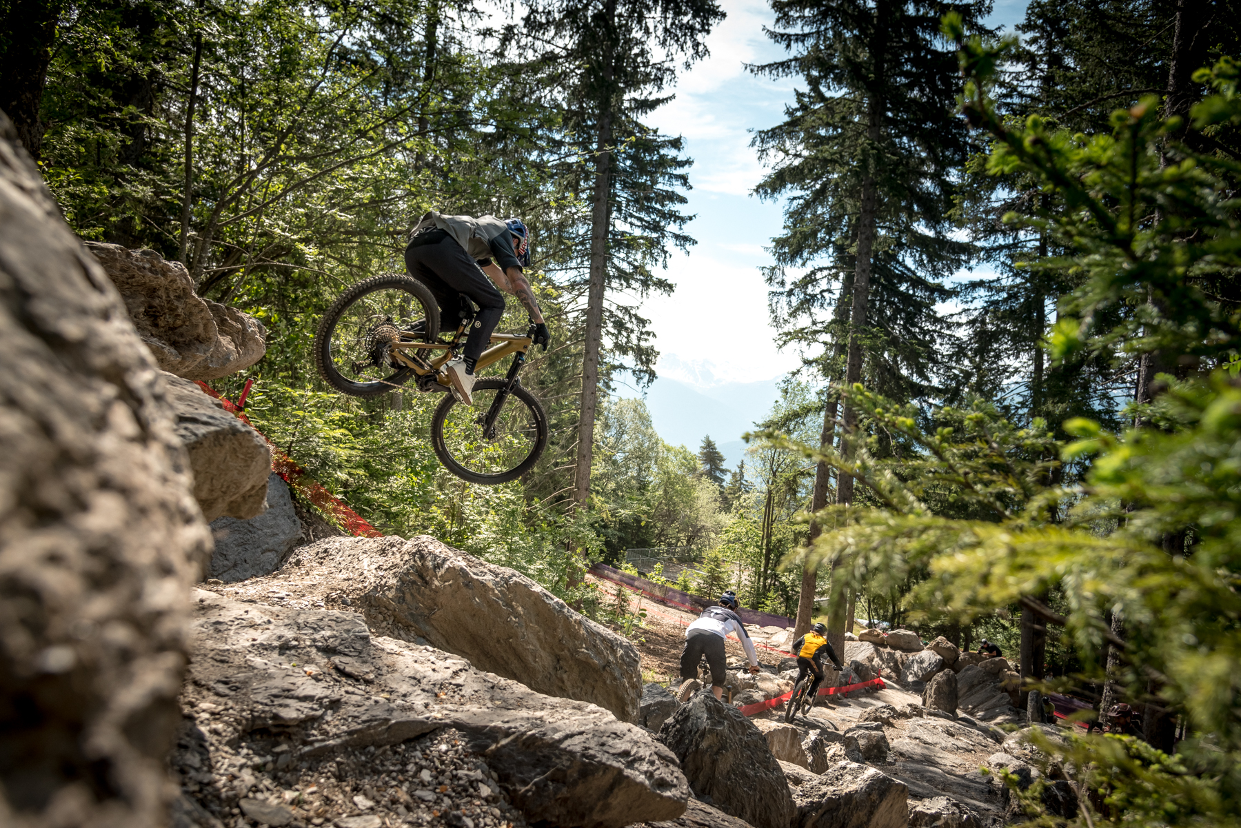 Kriss Kyle Samples the Crans-Montana World Cup Cross Country Course ...